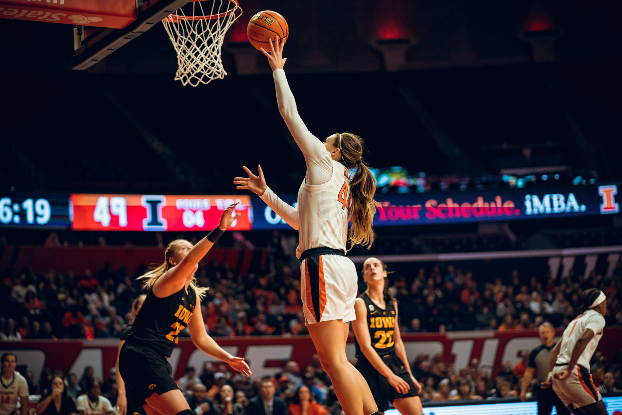Illini women knock off No. 12 Iowa 90-86 - IPM Newsroom