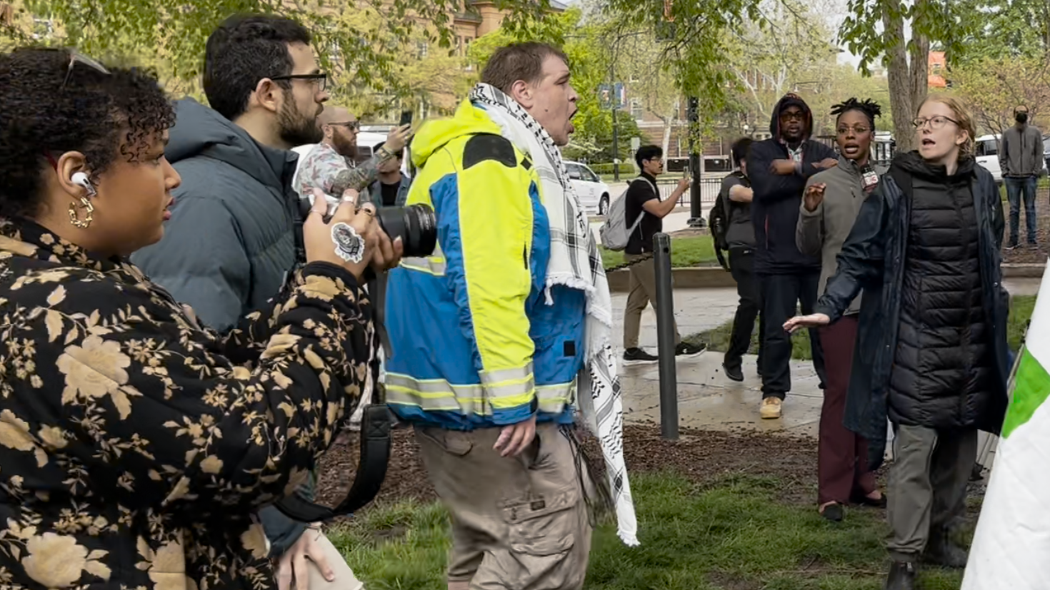 Pro-Palestinian protestor with three counts of felony charges released ...