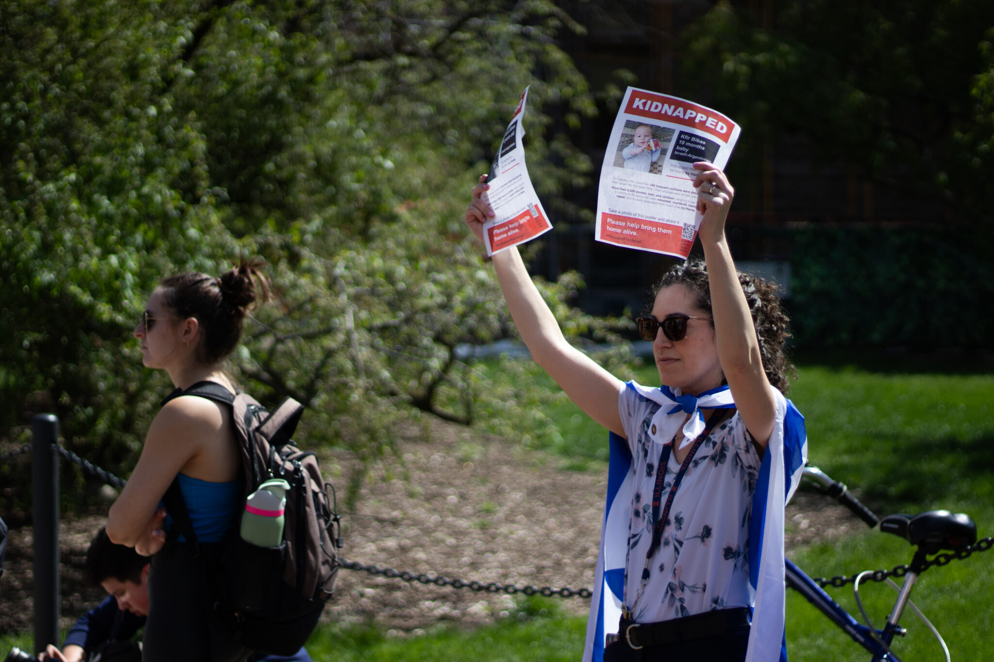 Amidst Palestinian demonstration at the University of Illinois, Jewish ...