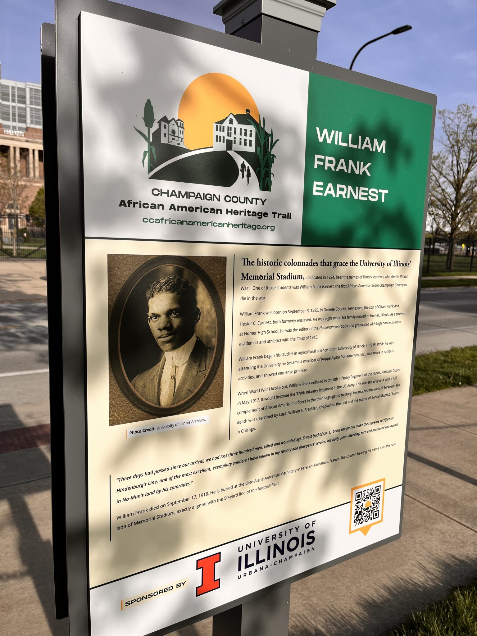 New UIUC signs honor early Black students, promotes inclusion - IPM ...