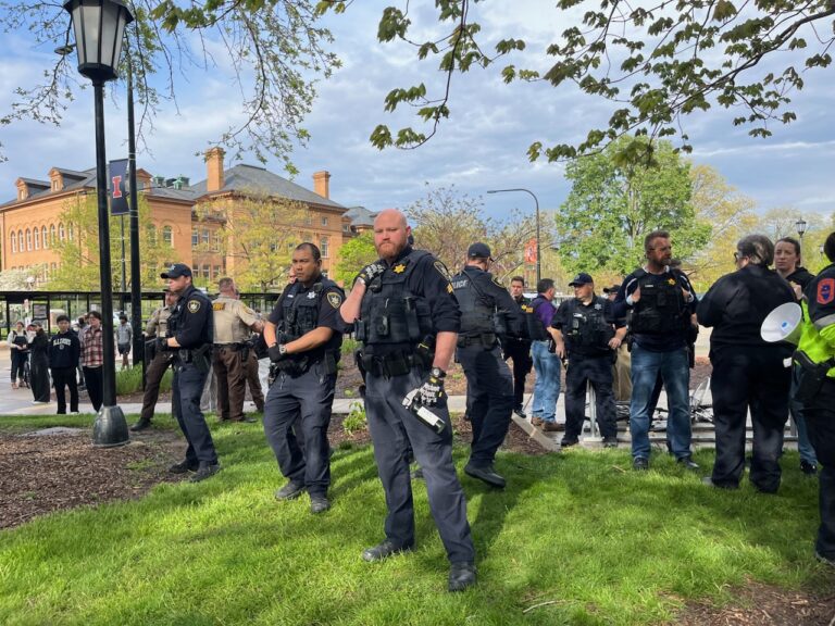 Protest for Palestine at UIUC leads to two arrests; negotiations reach ...