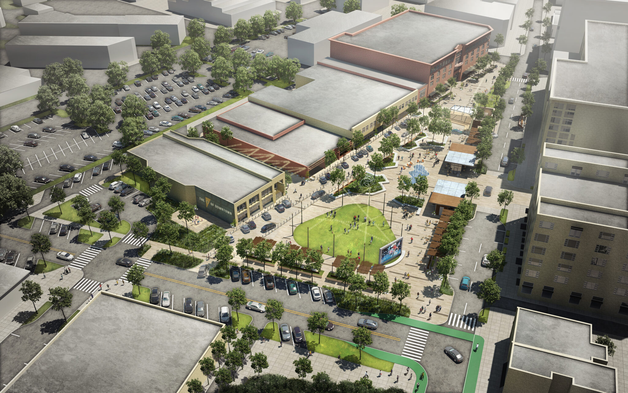 New plaza in downtown Champaign on track to open this summer - IPM Newsroom