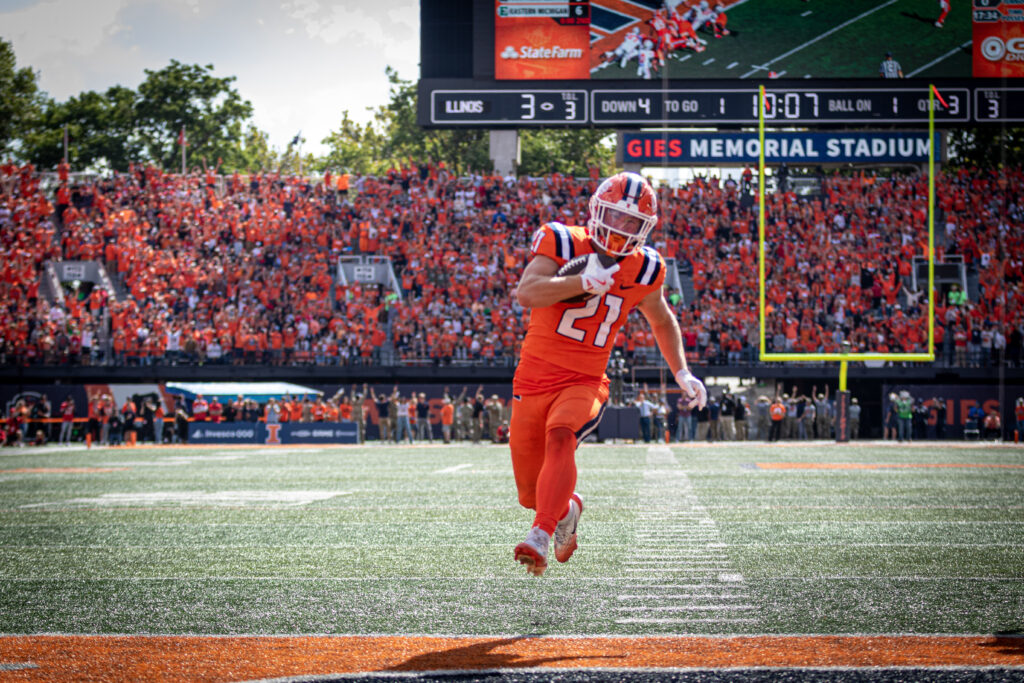 Ohio State successfully defends the Illibuck trophy against Illinois ...